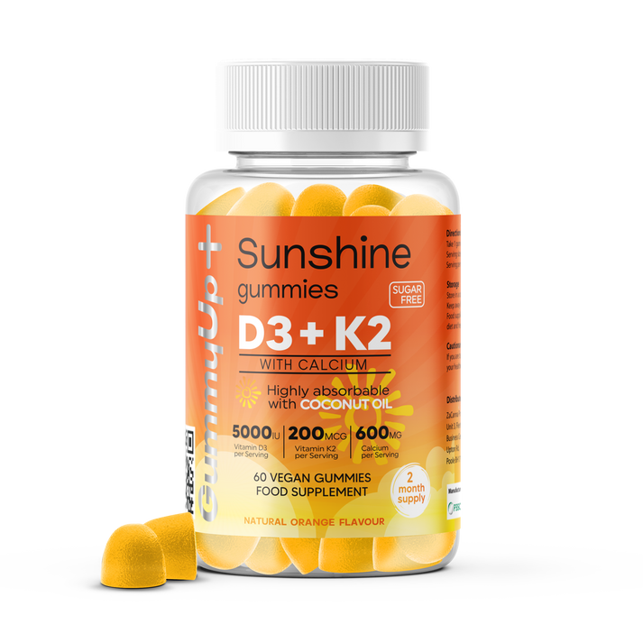 Vitamin D3 K2 Calcium Gummies | Sunshine Vitamins | GummyUp+