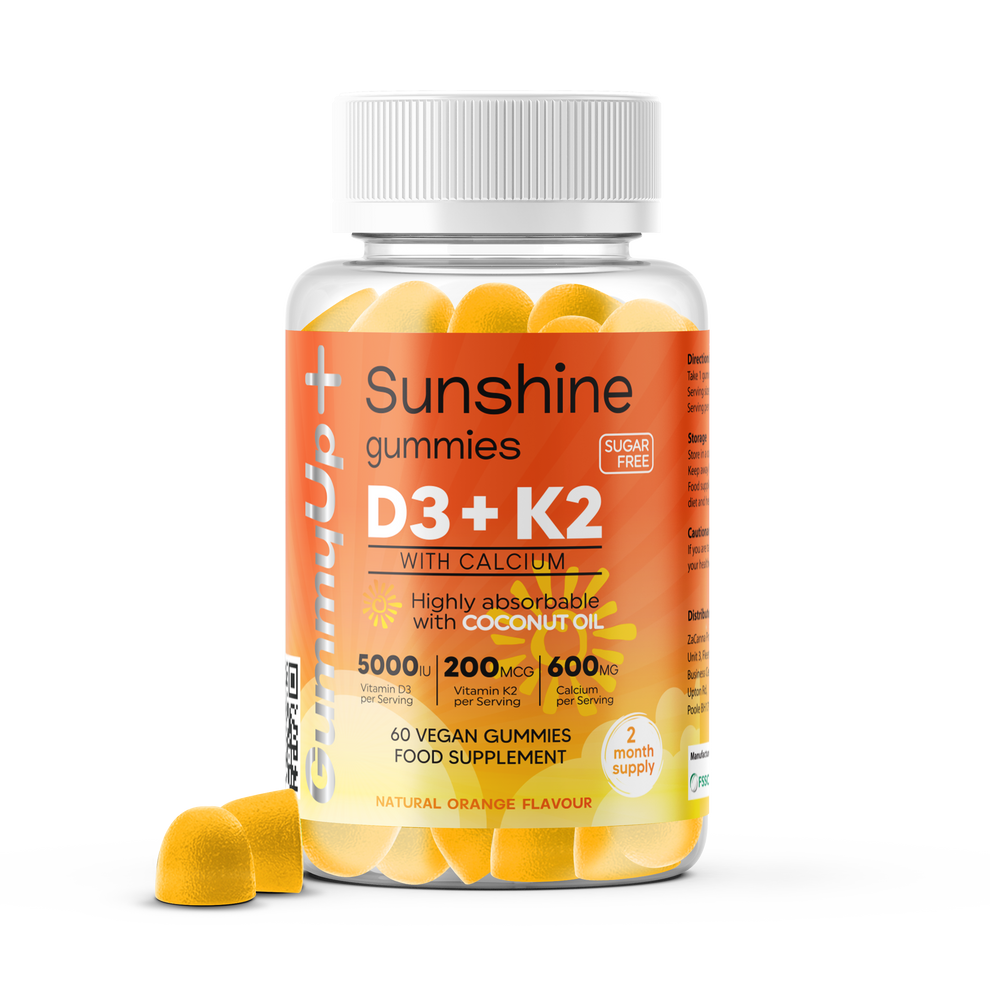 Vitamin D3 K2 Calcium Gummies | Sunshine Vitamins | GummyUp+